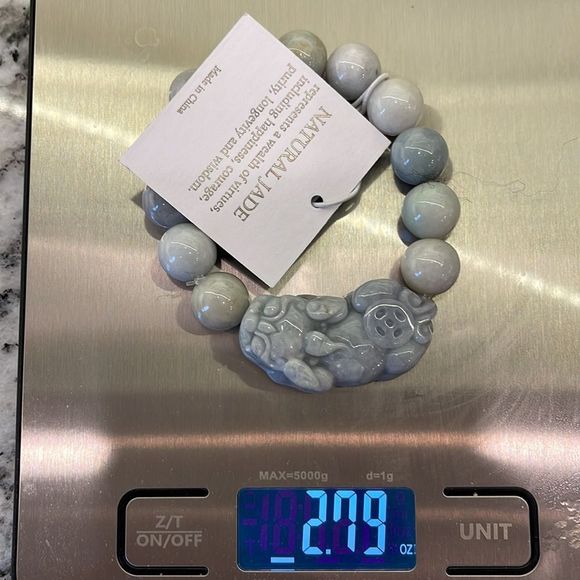 SJ Pearl | Jewelry | Sj Pearl Natural Jade Dragon Bracelet Unique ...